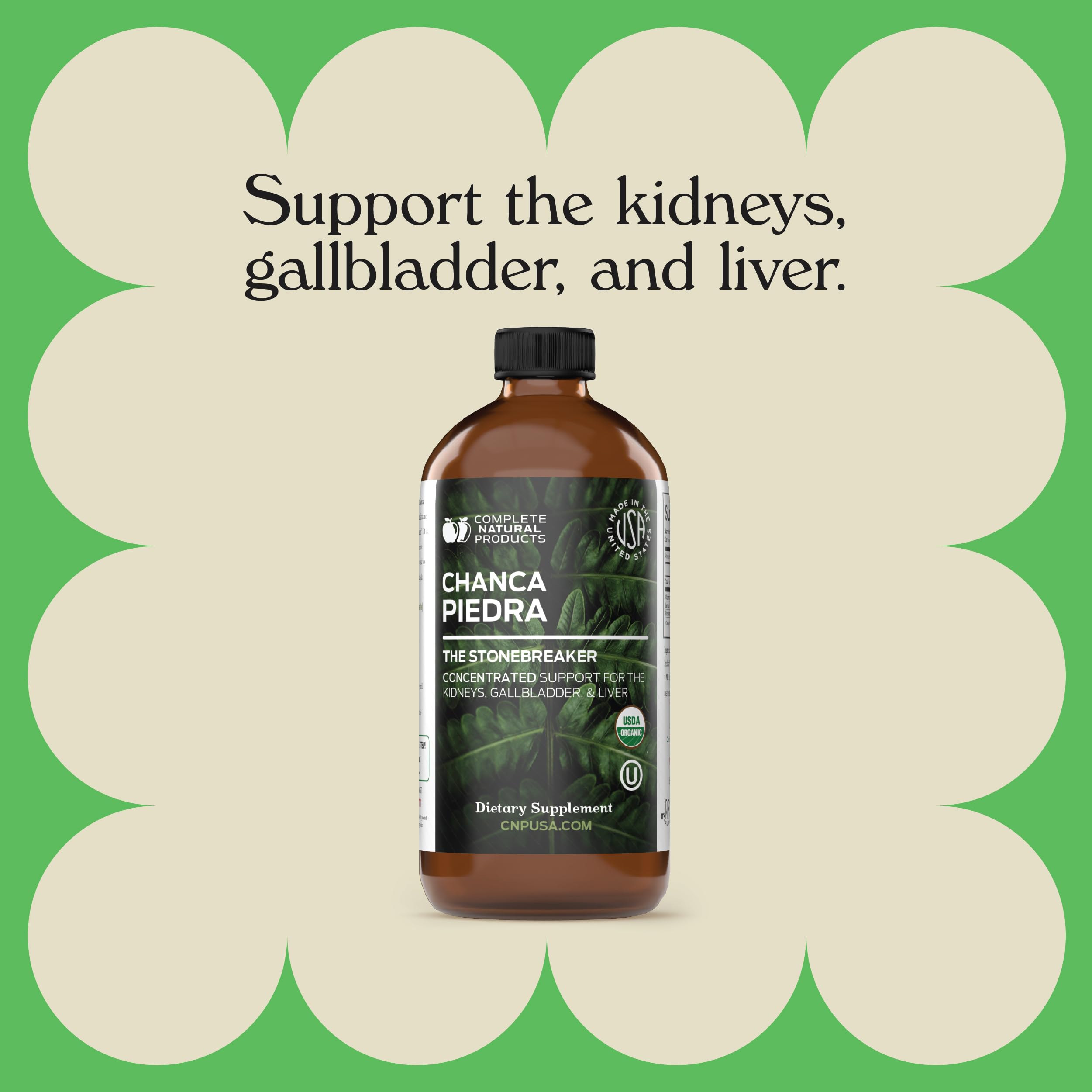 Organic Chanca Piedra Concentrate & Extract 16oz - Phyllanthus Niruri - Natural Liquid Stone Breaker & Crusher Tincture