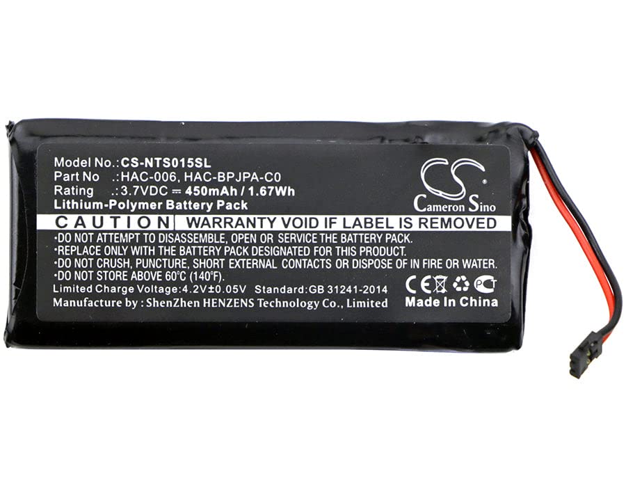 VI VINTRONS Battery for Nintendo Switch Controller, HAC-015, HAC-016, HAC-A-JCL-C0, HAC-A-JCR-C0, HAC-006,