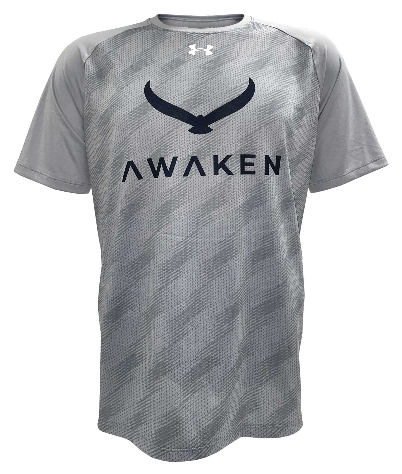 Under Armour UA Men's Awaken Patterned Golf Short Sleeve Crew Tee T-Shirt (M)