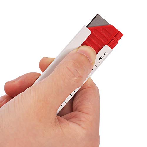 UCEC Retractable Utility Knife Box Cutter Set, 6PCS Cardboard Cutter with 10PCS Blades, Compact, Extended Use for Heavy Duty Office, Home, Arts Crafts, Hobby for Cutting Boxes, Cartons