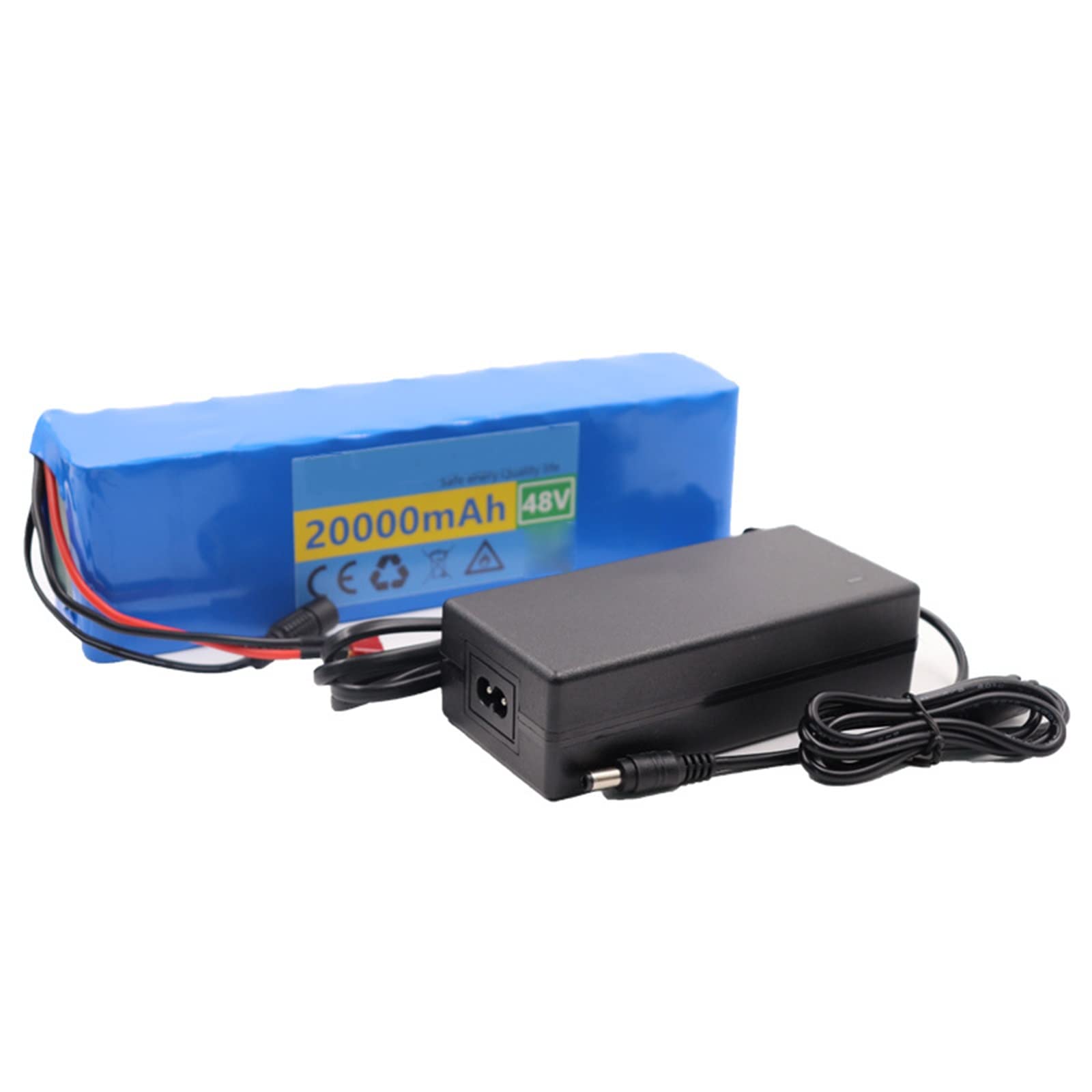 NALMAXO 48v 20Ah E-Bike Battery 18650 Lithium Ion Battery Pack Bike Conversion Kit Lithium Battery Built-in BMS for 250W-1000w E-Bike Electric Bicycle Scooter