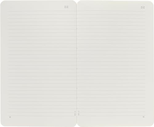 Moleskine Paper Tablet Hard Cover Smart Notebook, Ruled, Large (5" x 8.25") Black - Compatible w/ Moleskine Pen+ Ellipse (Sold Separately) & App, Digitize & Organize Notes, 176 Pages