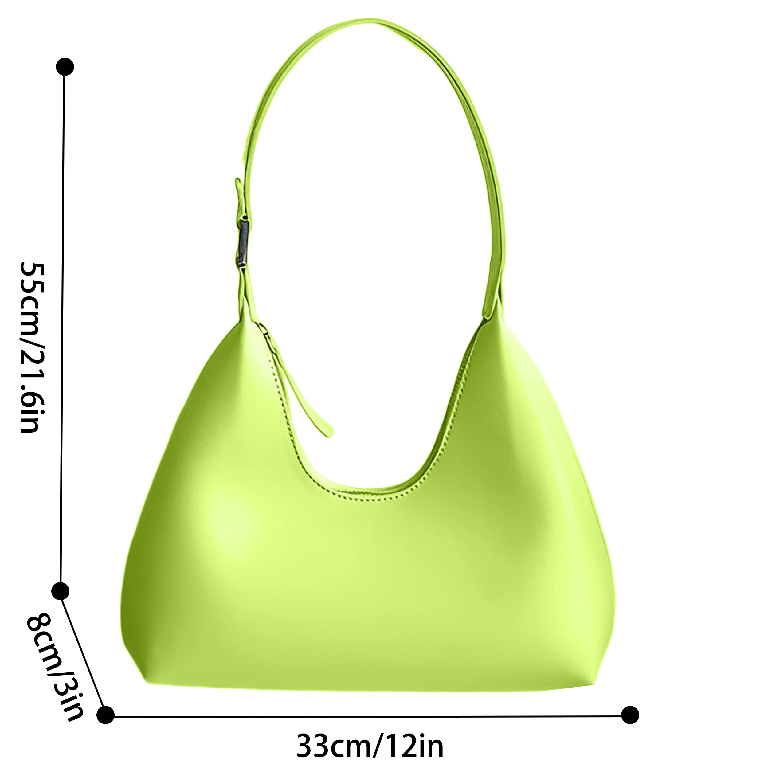 Women's Small Shoulder Bags Fashion Small Hobo Bags Women's Mini Wallets Women's Clutches (Green)
