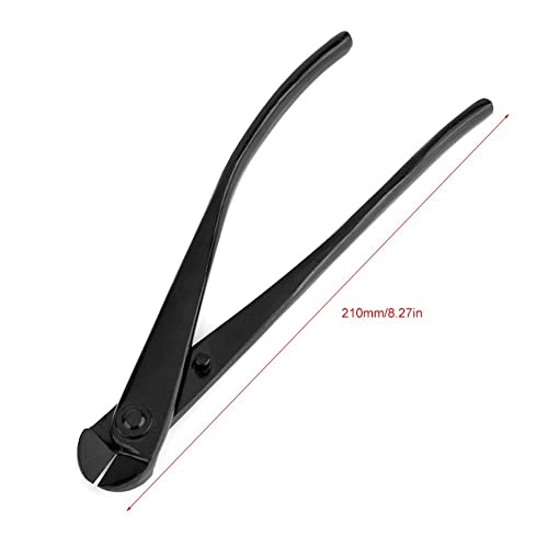 Yosoo Branch Cutter, 8.27Inch Professional Grade Manganese Steel Bonsai Cutter Multi-functional Alloy Wire Cutters Black