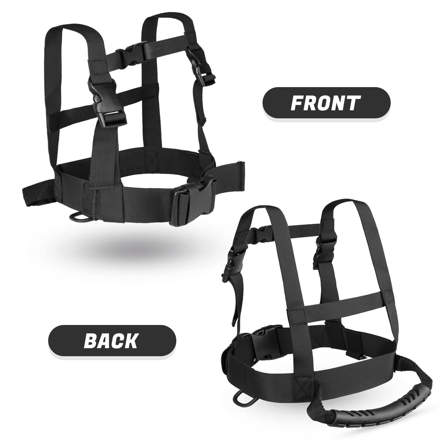 Odoland Kids Ski Snowboard Training Harness Toddler Skiing Harness with Removable Leash Speed Control Teaching for Beginners