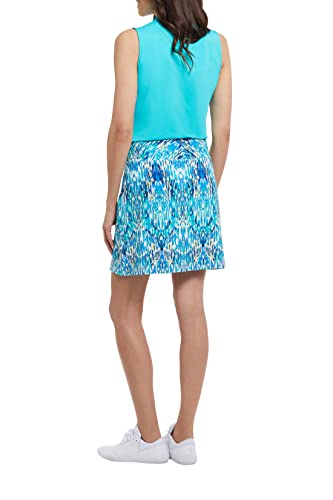 Tribal Women's Pull ON Skort W/Pockets, Lagoon, Medium
