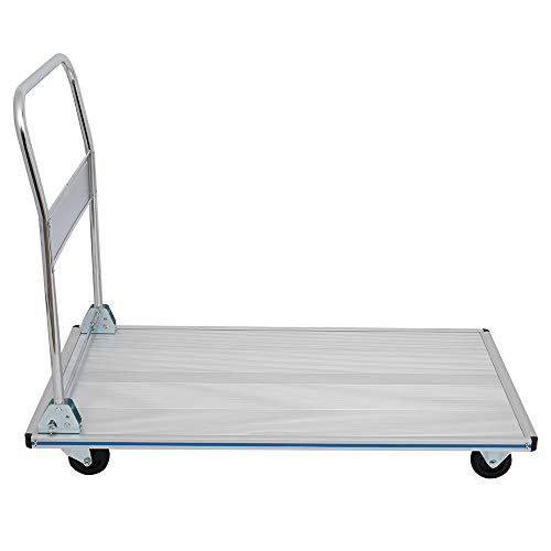 XYYSSM,Push Cart Moving Platform Hand Truck, Foldable for Easy Storage and 360 Degree Swivel Wheels with 700lb Weight Capacity