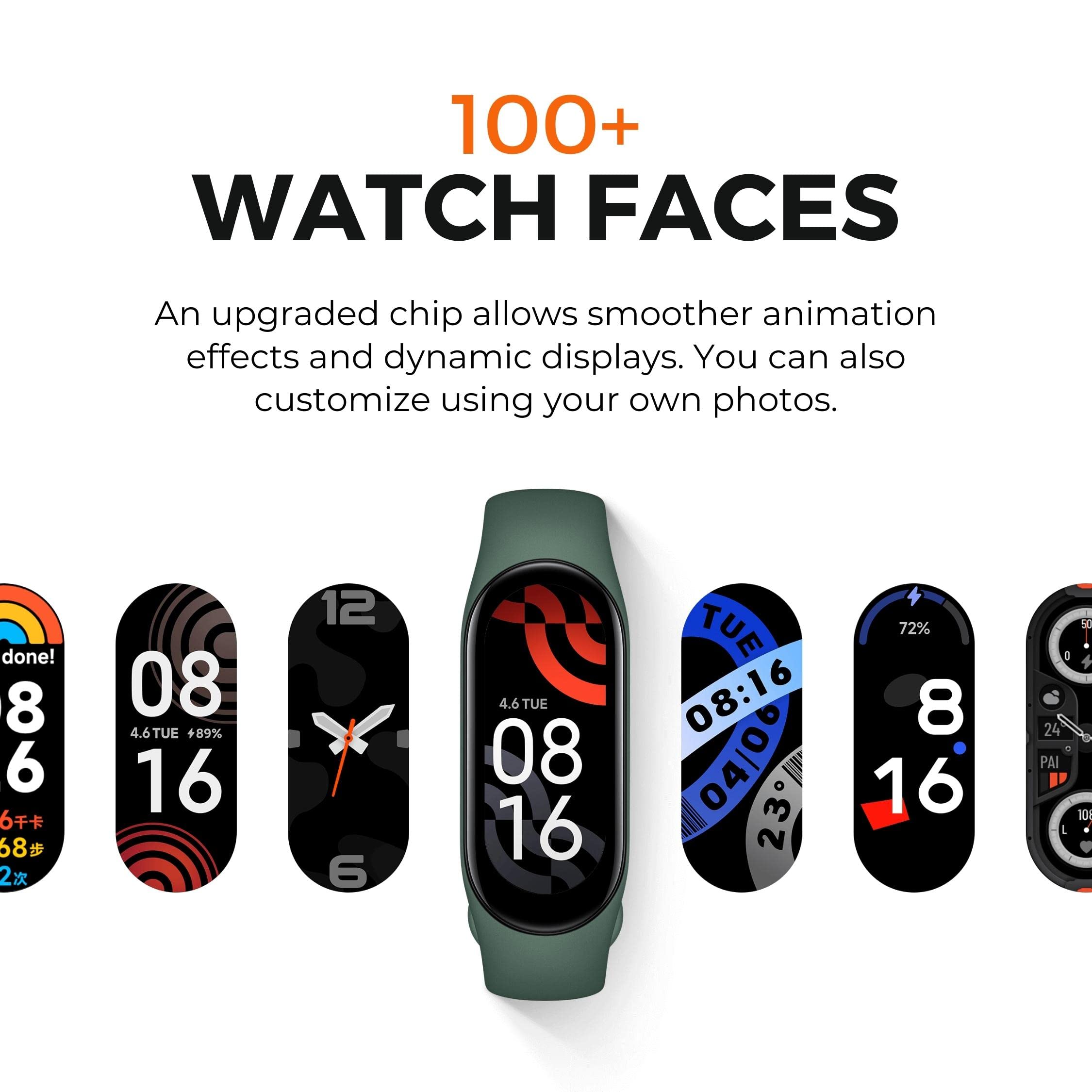 Xiaomi Mi Band 7 Smart Bracelet 6 Color AMOLED Screen Miband 7 Blood Oxygen Fitness Traker Bluetooth 5.2 Waterproof Smart Band