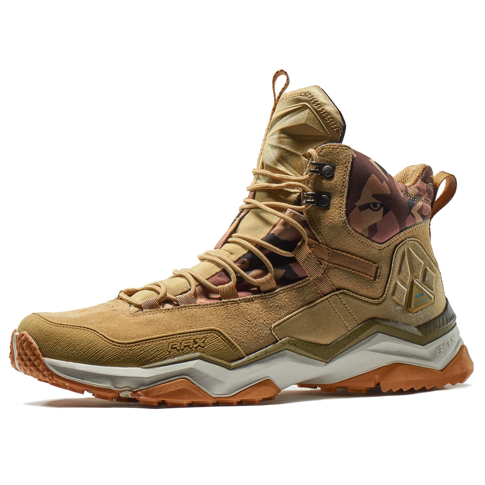 RAX Men's Wild Wolf Waterproof Hiking Boot Outdoor Trekking Shoes(US,13)