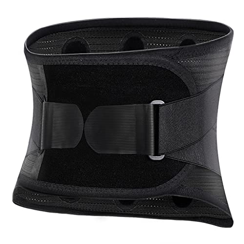 TANGIST Self-heating Back Support Brace, Adjustable Lower Lumbar Belt Pain Relief For Sciatica, Backache, Slipped Disc, Hernia, Spinal Stenosis, Spine Injury Prevention, Black (Size : XL/X-Large)