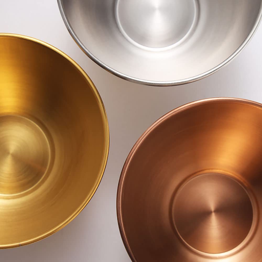 Stainless Steel Sauce Dishes Small Ice Cream Cups Mini Serving Dessert Bowl Round Seasoning Dishes Sushi Dipping for Kitchen 8 Pack (Rainbow, 3.35 inch)