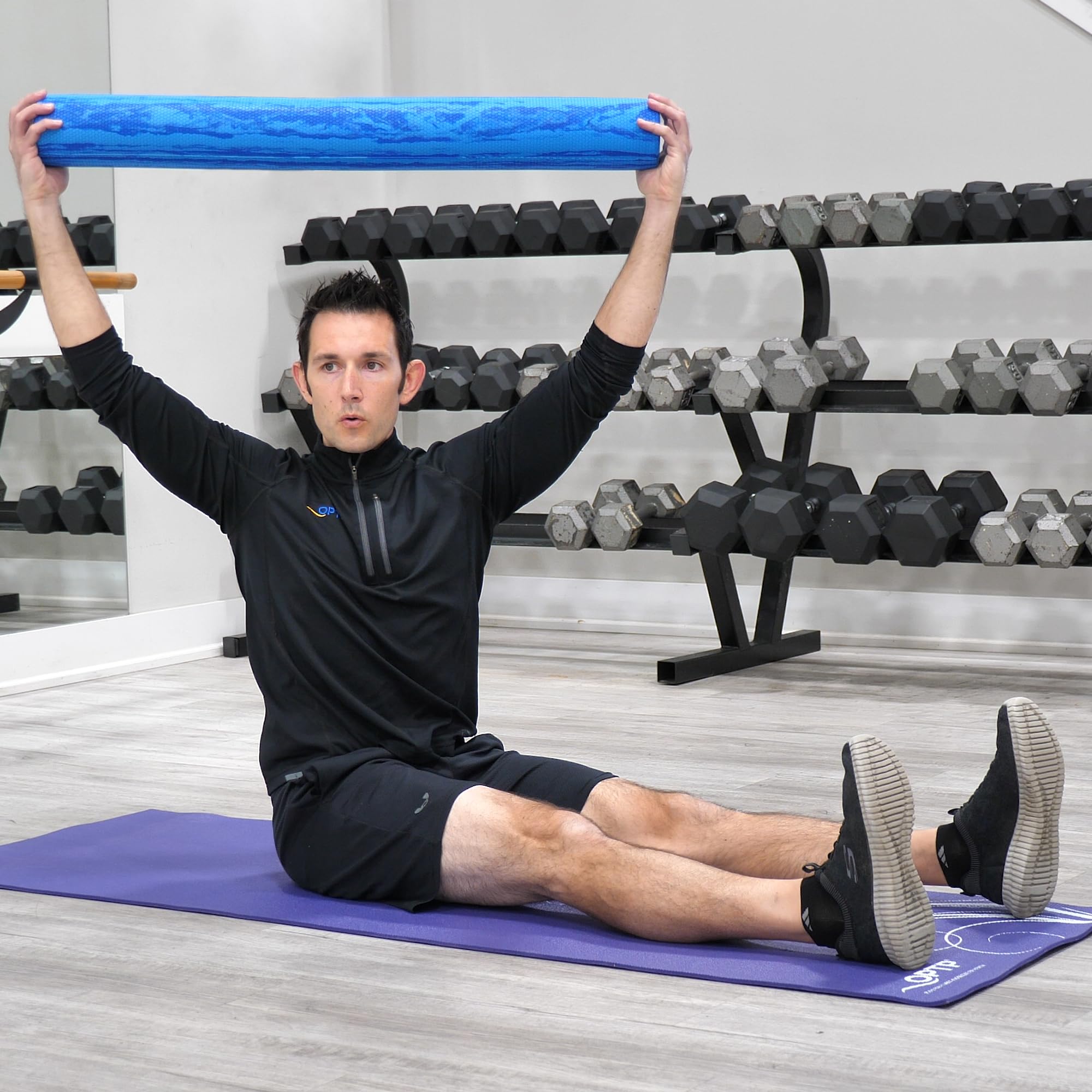 OPTP PRO-Roller Foam Roller 36" x 4" β Standard Density or Soft Foam Roller for Physical Therapy, Pilates Foam Roller and Yoga Foam Roll Exercises, and Muscle Recovery - Soft Density 36" x 4"