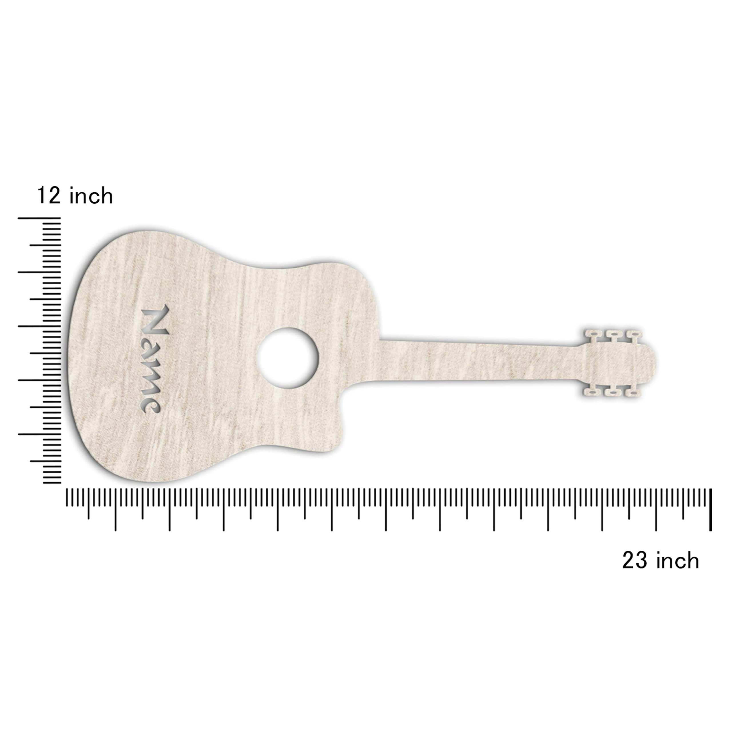 Personalized Unique LED Wall Hanging Guitar Light β Personalized with Name for Music Fans, Men, Women, Music Teacher - Guitar Player Gifts