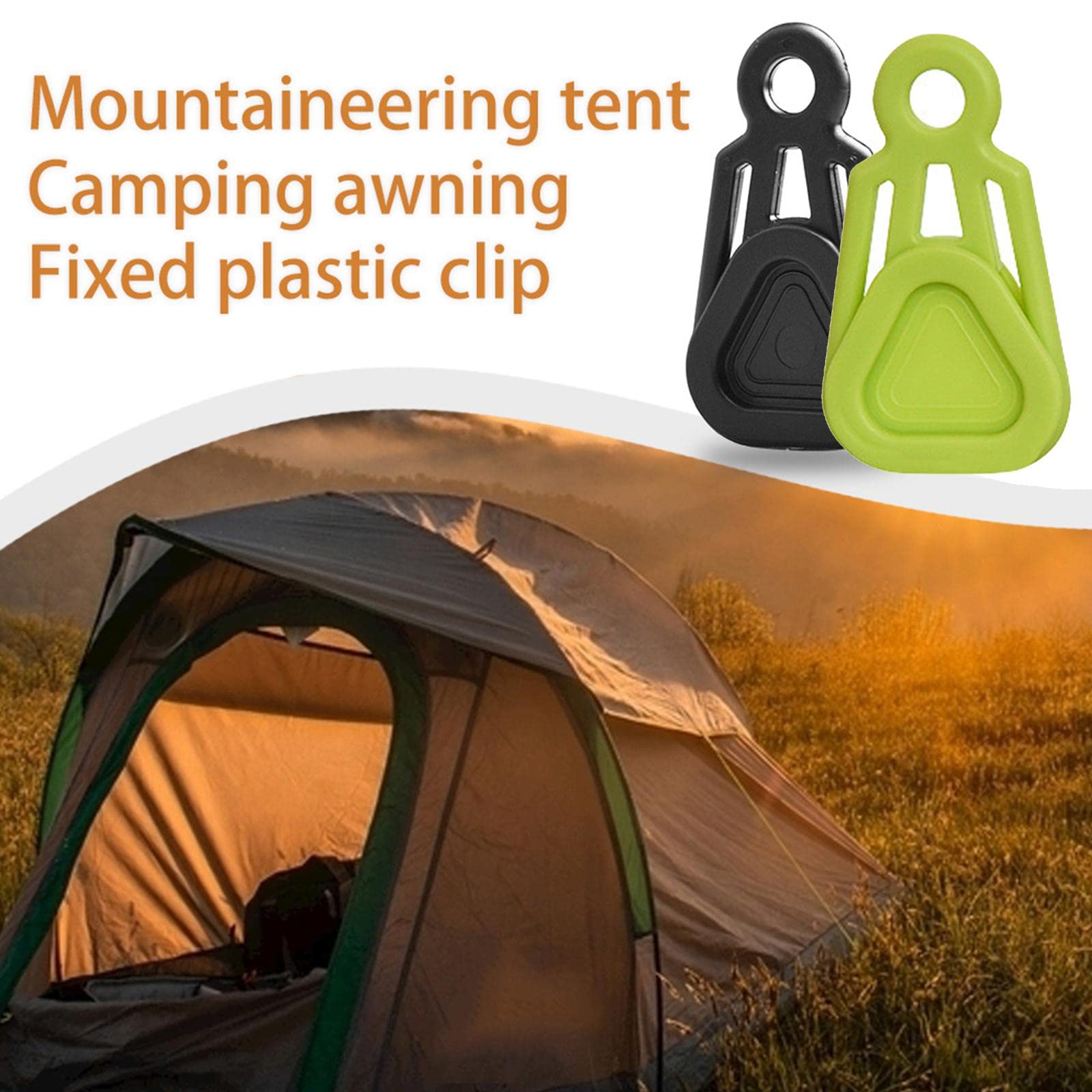 Tarp Clips Heavy Duty Lock Grip, Tent Plastic Clip Without Damaging A Hole, 1pc/10pcs Canvas Tie Down Clips for Outdoor Camping, Tent, Awning, Banner, Cover, Tarps,Pool and Plastic Sheeting