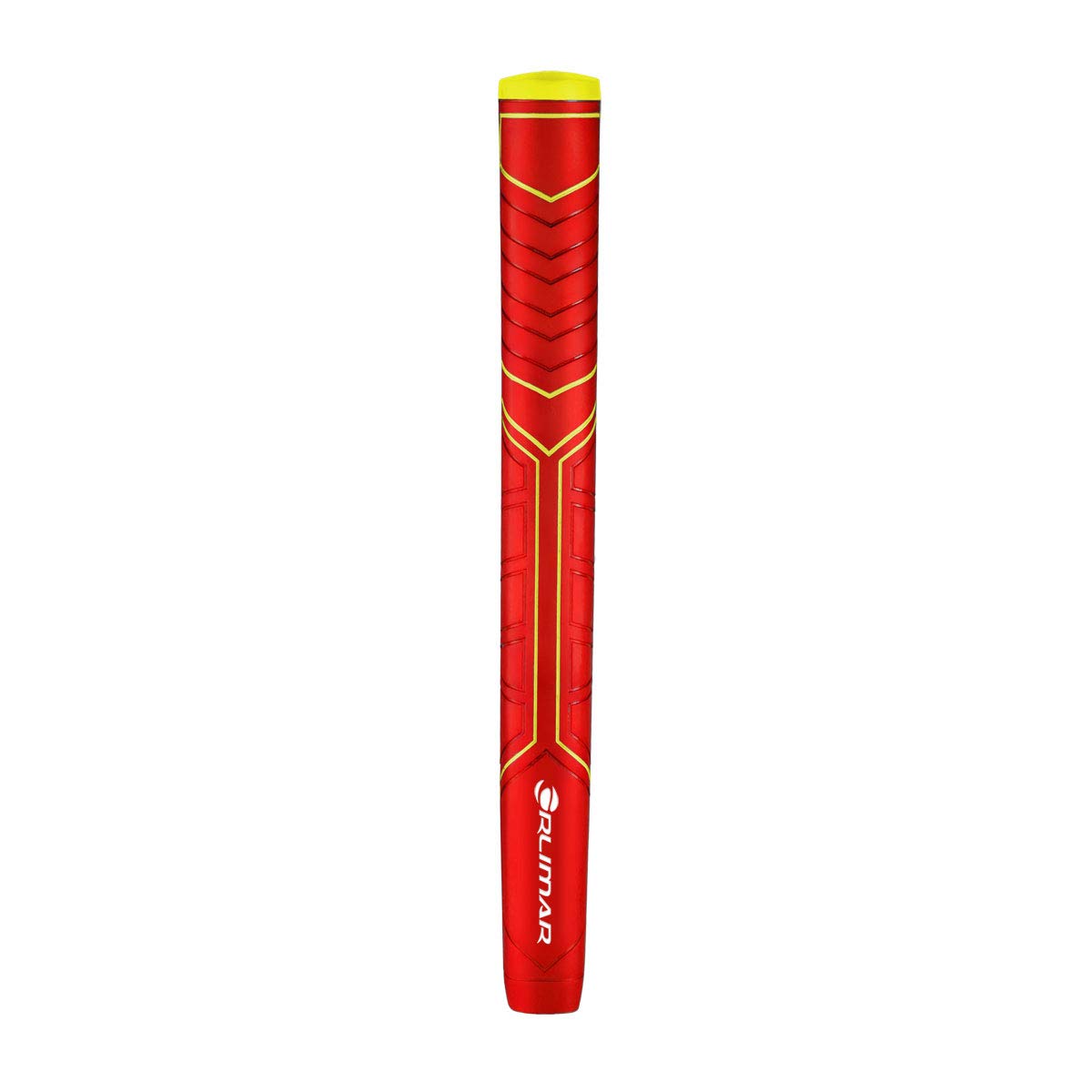 Orlimar Golf F60 Putter for Men Right Handed, Red/Black 35” Mallet Putter with Oversize Putter Grip