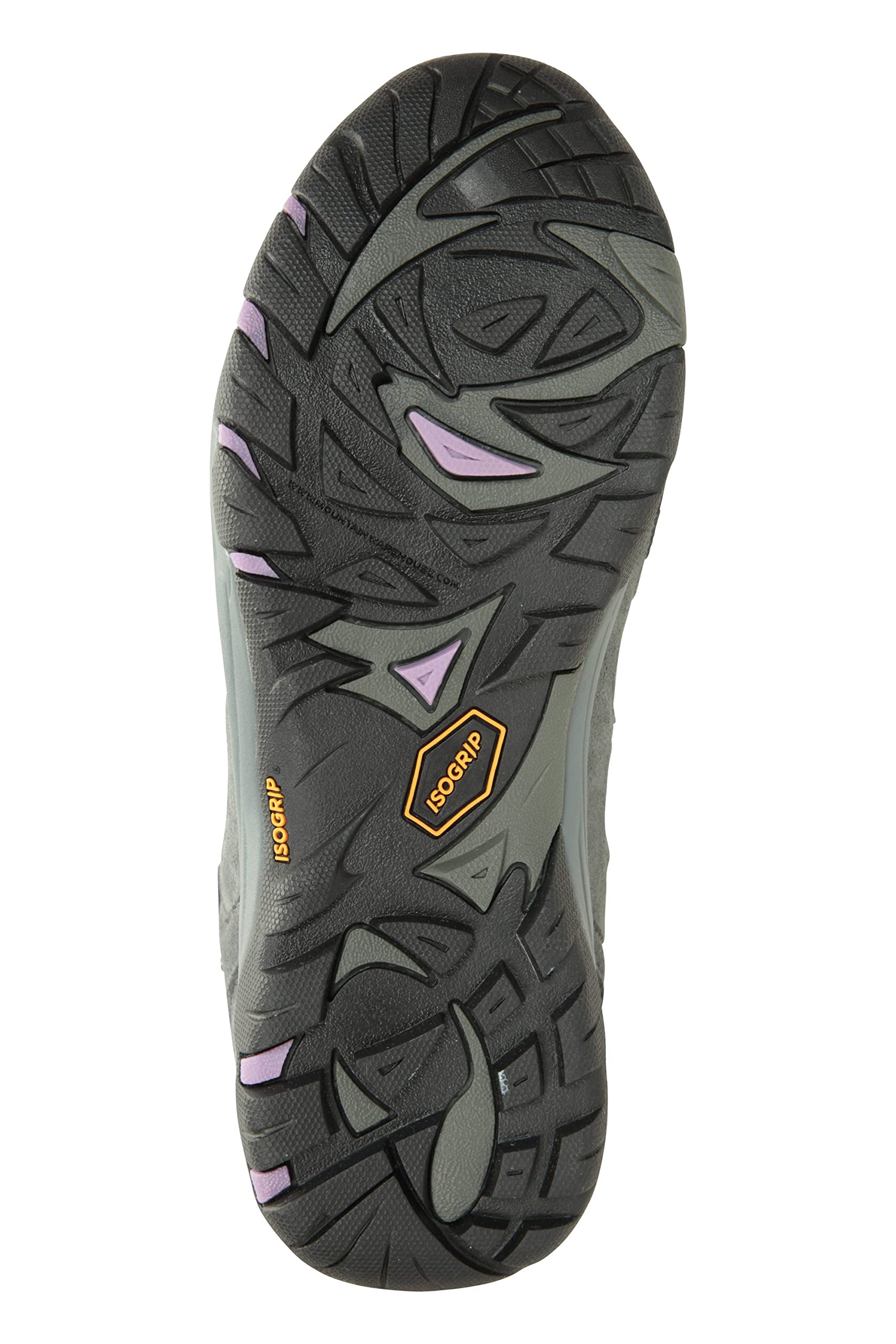 Mountain Warehouse Aspect Womens Waterproof IsoGrip Shoes Grey Womens Shoe Size 8 US