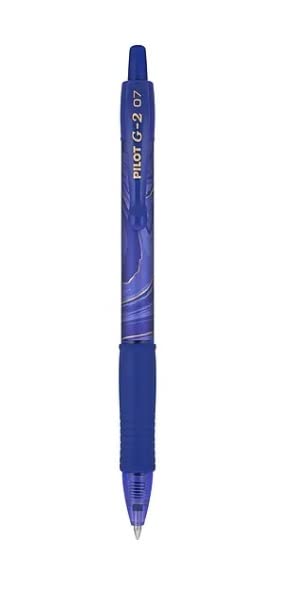 PILOT (3) G2 Mineral Art Limited Edition Gel Pens, Retractable, Rubber Grip, Fine Pt, 0.7mm, Assorted Colors 2-Packs