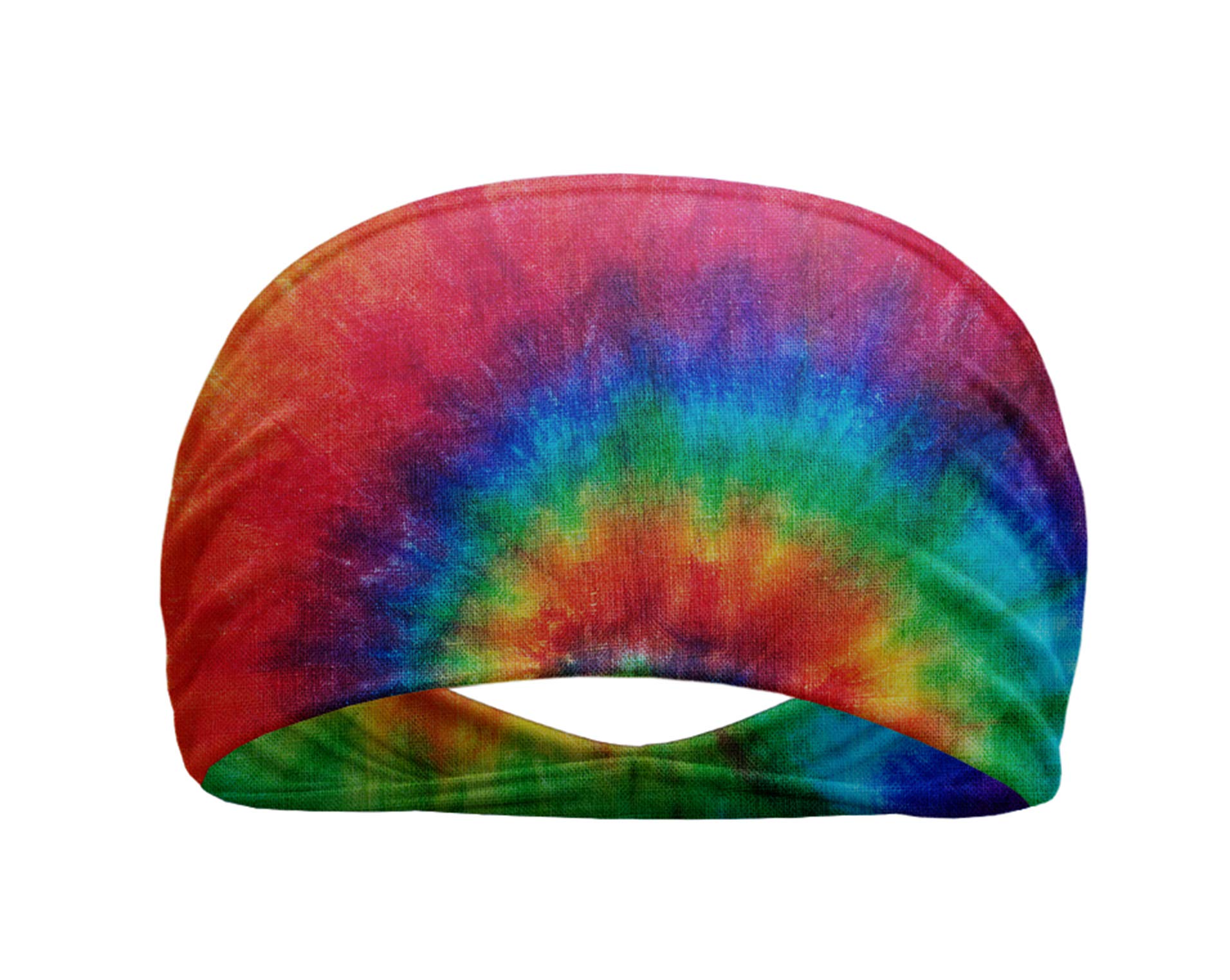 SAE99 Rainbow Tie-Dye Headband, Soft Stretchy Headband One Size Fits All
