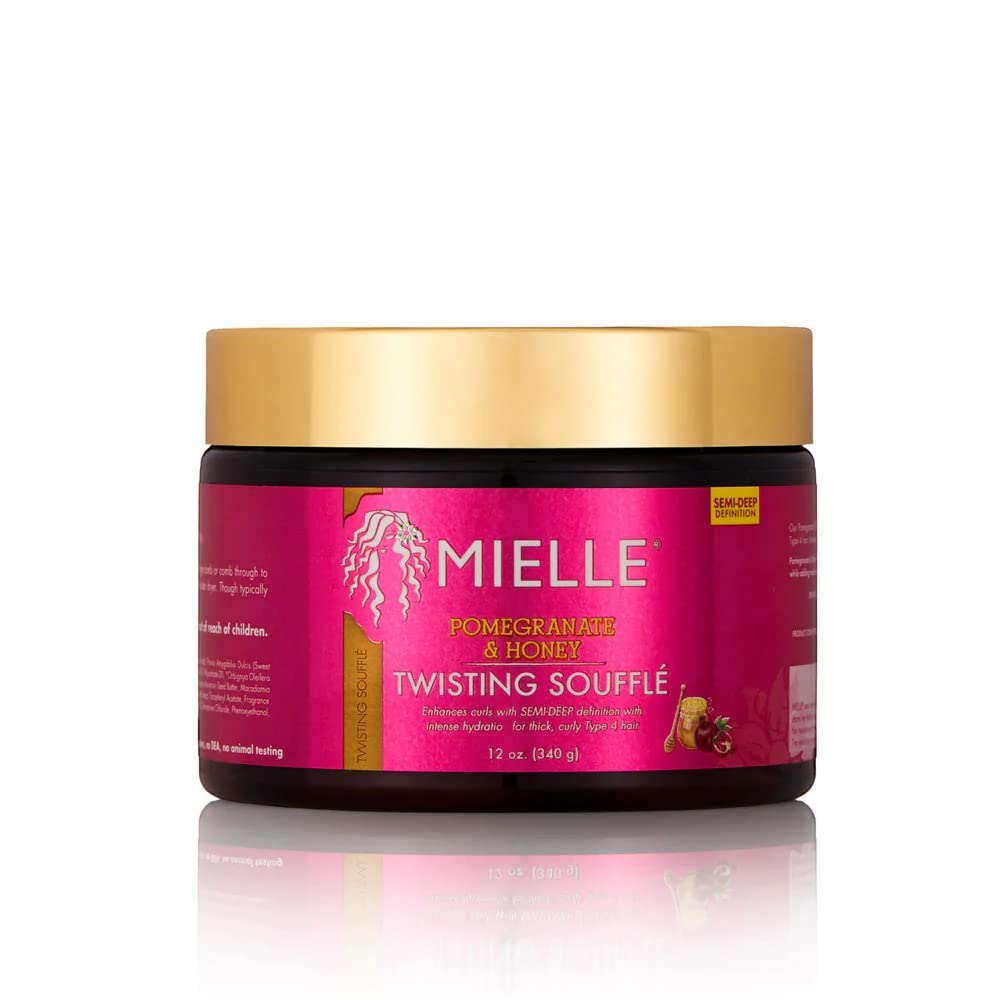 Mielle/Pomegranate & Honey/Sulfate-Free Shampoo/Conditioner/Leave-in Conditioner/Curl Smoothie/Curl Refreshing Spray/Twisting Souffle/Curl Sculpting Custard/Edge Gel/GIFT Set 8PCS