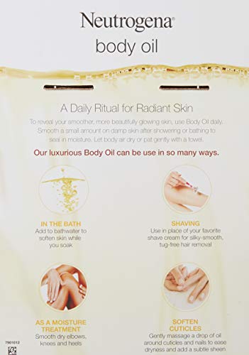 Neutrogena Body Oil Light Sesame Formula Sesame Oil, 16 fl. oz/pack - (pack of 2) + Bonus 1 fl. oz. Bottle