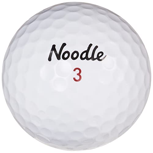 TaylorMade Men's Noodle Easy Distance 30 Ball Pack, White