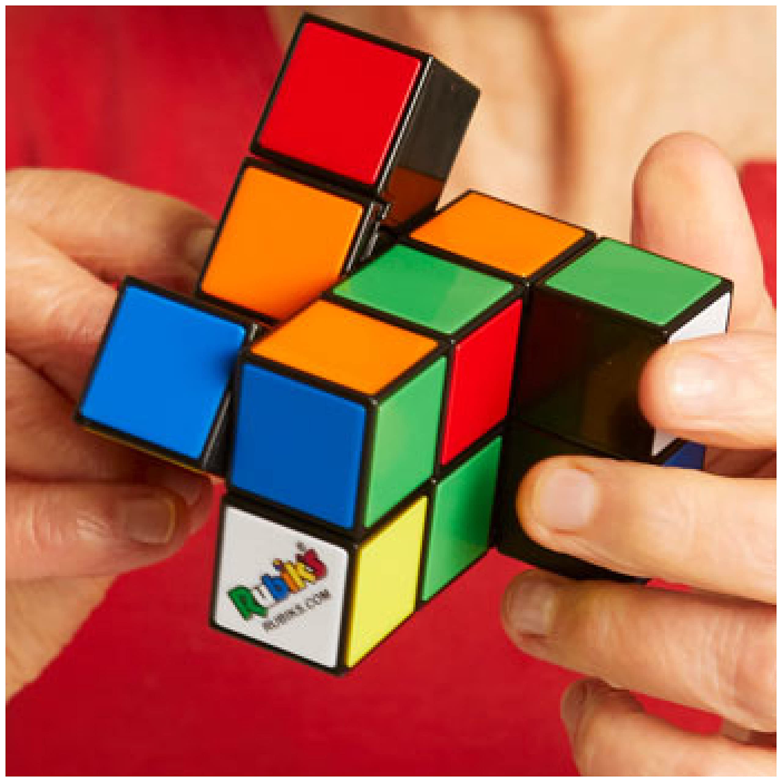 Rubik's Tower, 2x2x4 Complex Color-Matching Puzzle Travel Problem-Solving Cube Challenging Brain Teaser Fidget Toy, for Adults & Kids Ages 8 and up