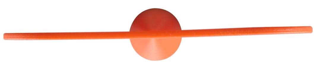 Pactrade Marine Boat Kayak Raft Mini Telescopic 21'' - 42'' Paddle Orange Blade Round Grip No Direction Limit
