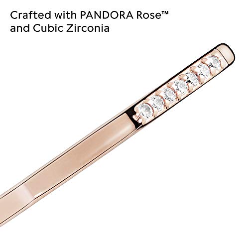 Pandora Jewelry Multifaceted Cubic Zirconia Ring in Rose, Size 6