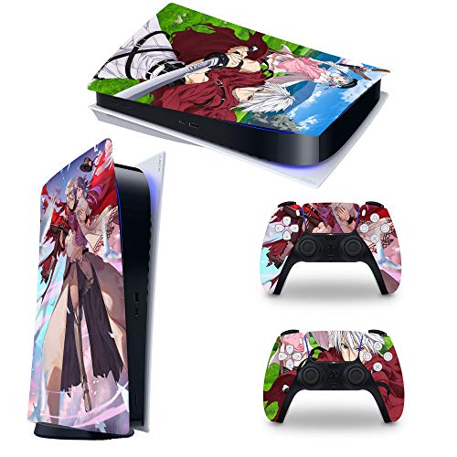 Playstation 5 Digital Edition Skin Set – Assassin King - HD Printing Vinyl Skin Cover Protective for PS5 Digital Edition Console and 2 PS5 Digital Edition Controller