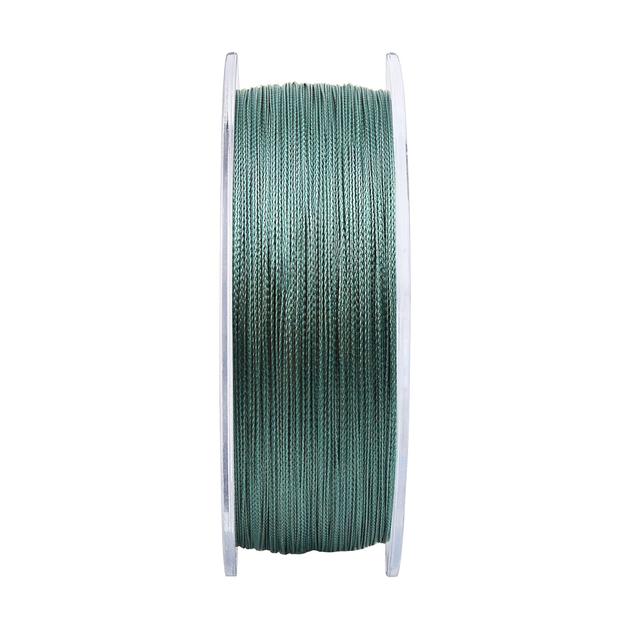 mpeter 9 Strands 8 Strands 4 Strands Armor Braided Fishing Line, 100/300/500/1000 Meters Abrasion Resistant Braided Lines, High Sensitivity and Zero Stretch, with Smaller Diameter