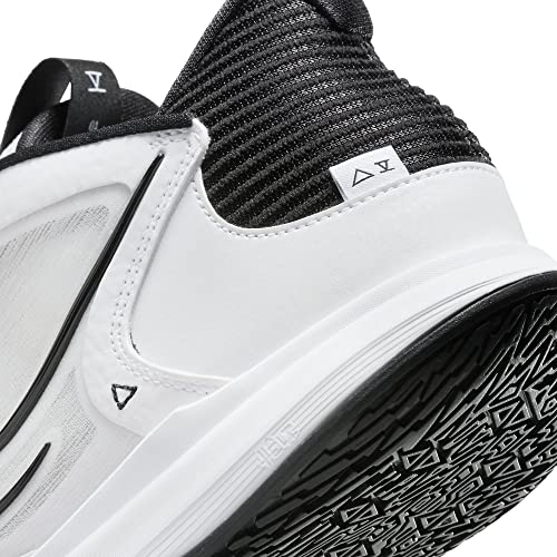 Nike Kyrie Low 5 Men's Basketball Shoes (White/White/Black, us_Footwear_Size_System, Adult, Men, Numeric, Medium, Numeric_11_Point_5)