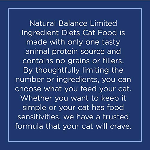 Natural Balance Limited Ingredient Diets Green Pea & Duck Formula Dry Cat Food, 5 lbs.