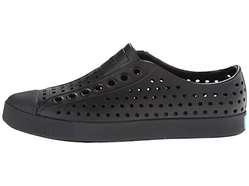 Native Unisex Jefferson Fashion Sneaker, Jiffy Black/Jiffy Black,11 US Men/13 US Women