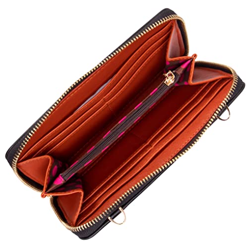 Nicole Lee 2 Piece Kiss Lock Crossbody Pouch Bifold Wallet - Be My Valentine