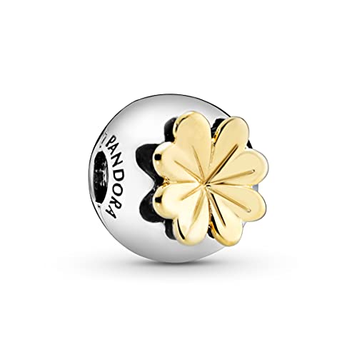 PANDORA Shining Clover 18k Gold Plated PANDORA Shine™ Collection Charm - 768000CZ