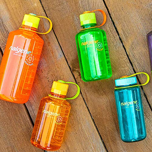 Nalgene Tritan Narrow Mouth BPA-Free Water Bottle, Clear, 32 oz
