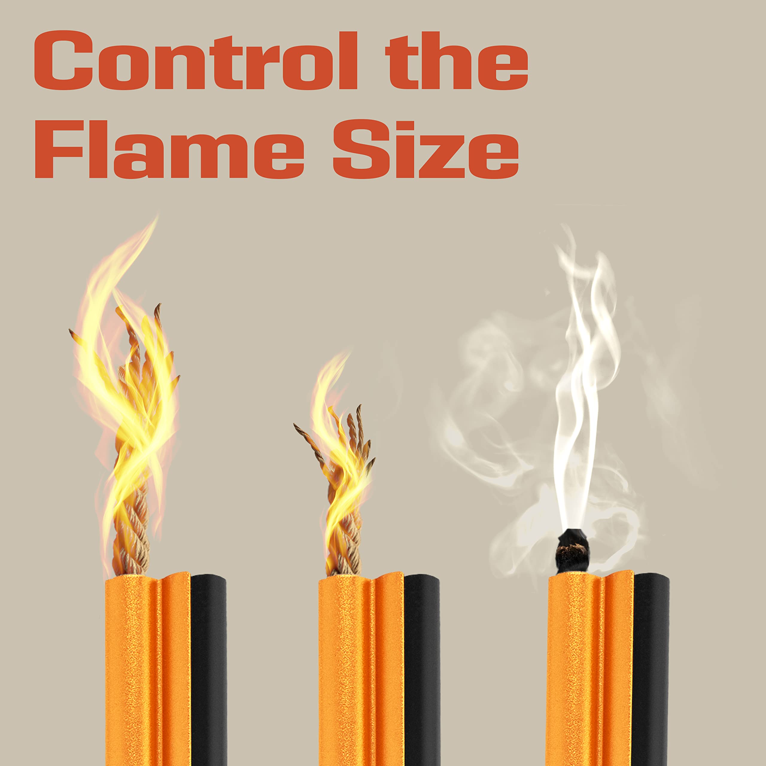 PREPARED4X Fire Starter Survival Tool – Ultimate All-in-one Ferro Rod, Flint and Steel, 36" Waterproof Tinder Wick Rope, Patented Fire Starter Kit – 6” x 1/2” Fire Steel (Large)