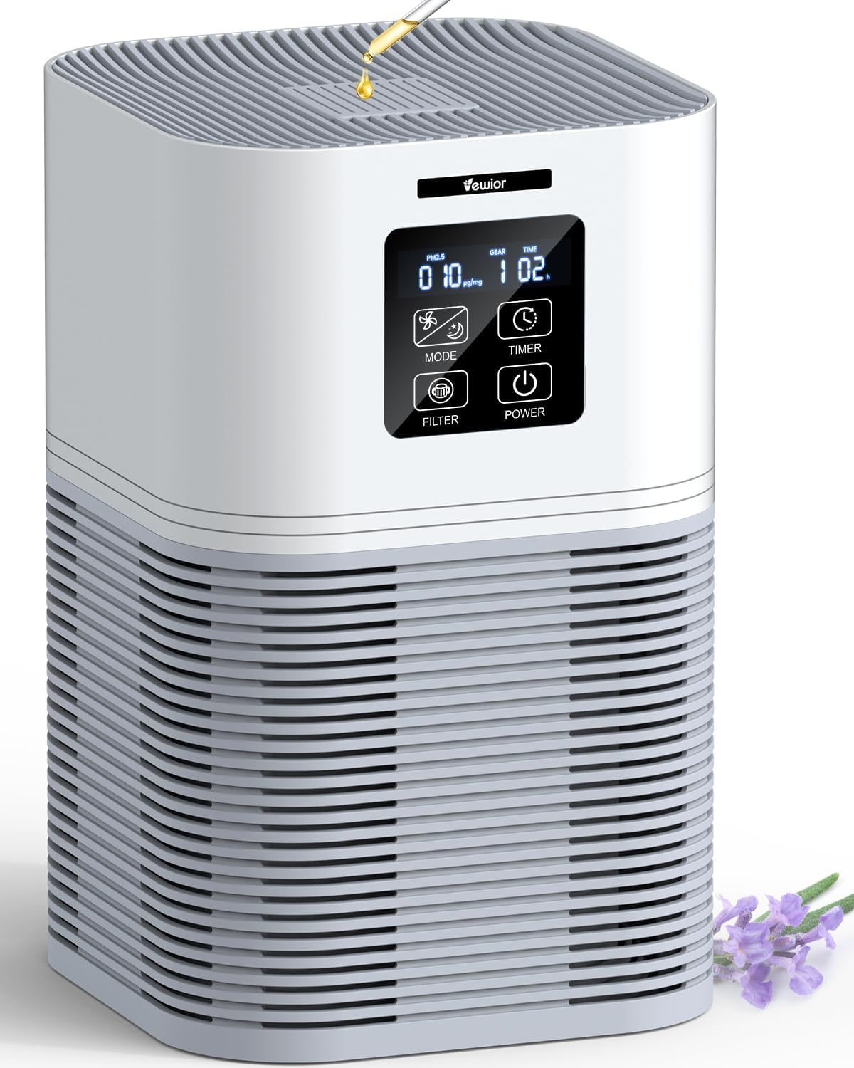 VEWIOR Air Purifiers for Home and Electric Spin Scrubber for Cleaning Bathroom Floor Tile
