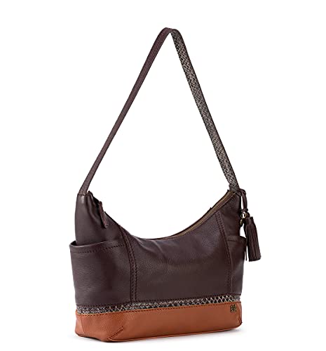 The Sak womens Kendra Leather Hobo, Mahogany Snake Block, One Size US