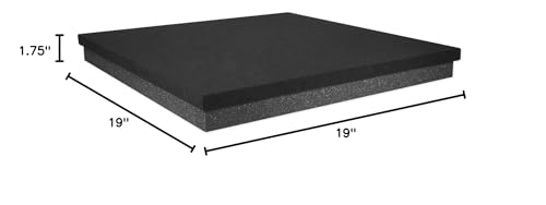 Rockville Isolation Platform Acoustic Riser Pad for 10"/12" Subwoofers, (Iso 10-12)
