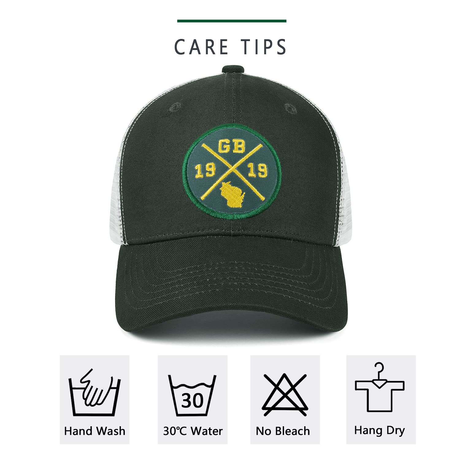Usyobrt State City Hat Trucker Hat Embroidered Hat - Snapback Adjustable Baseball Cap Men Women