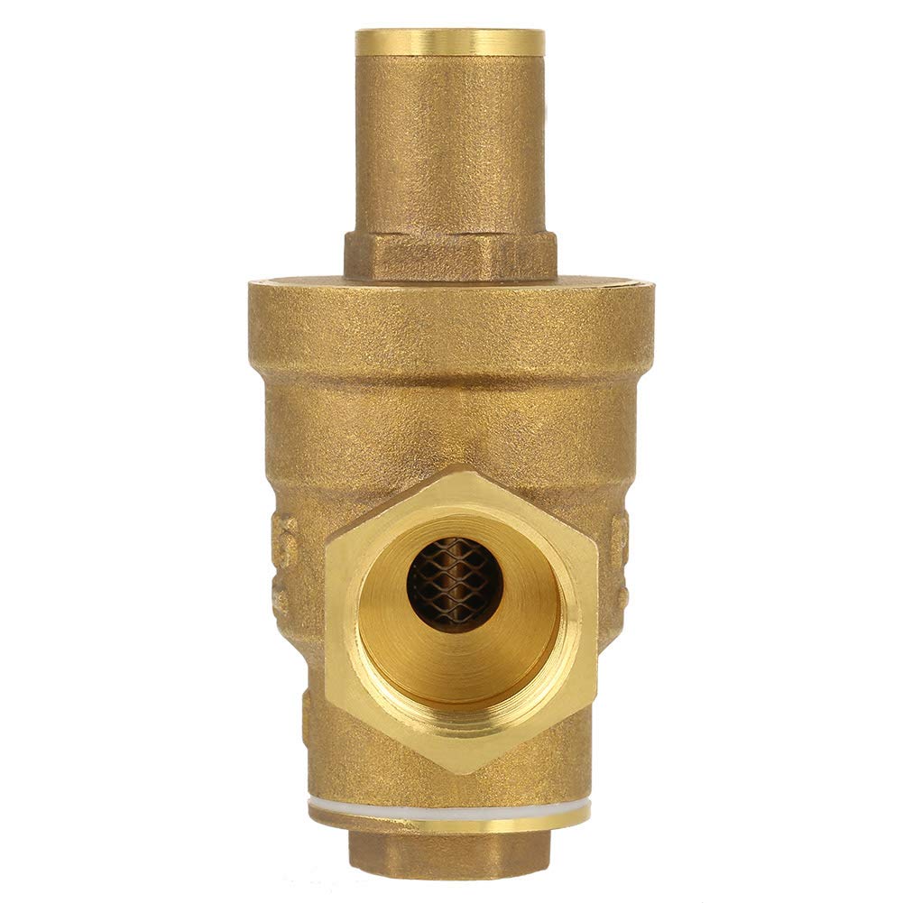 Pressure Regulator Valve Water Pressure Reducing Valve DN15 1/2" Adjustable Brass Water Pressure Regulator Valve Thread 1.6mpa Max. Pressure for druckminderer 1/2 wasser druckminderer wasser