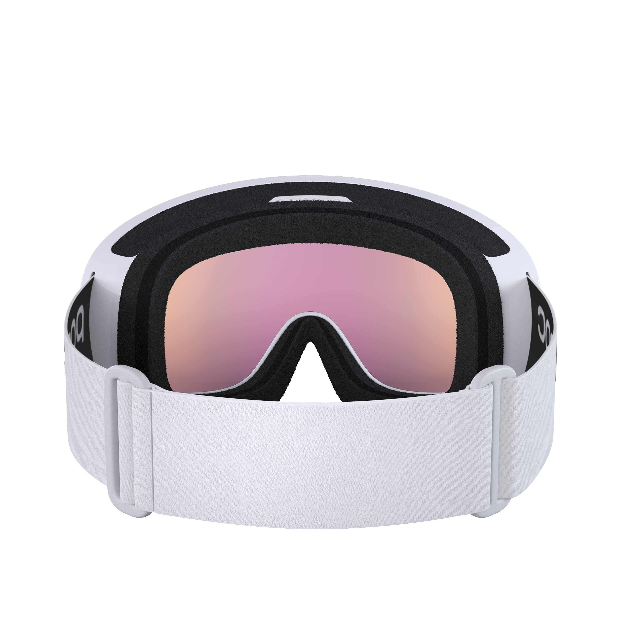 POC, Fovea Clarity Goggles for Skiing and Snowboarding, Lead Blue/Spektris Orange, One Size
