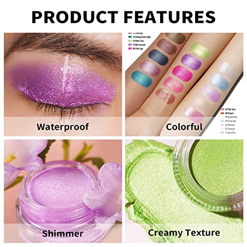 oulac Cream Colour Eye Pot, My Fate, Bronze, Brown, Gold, Tan