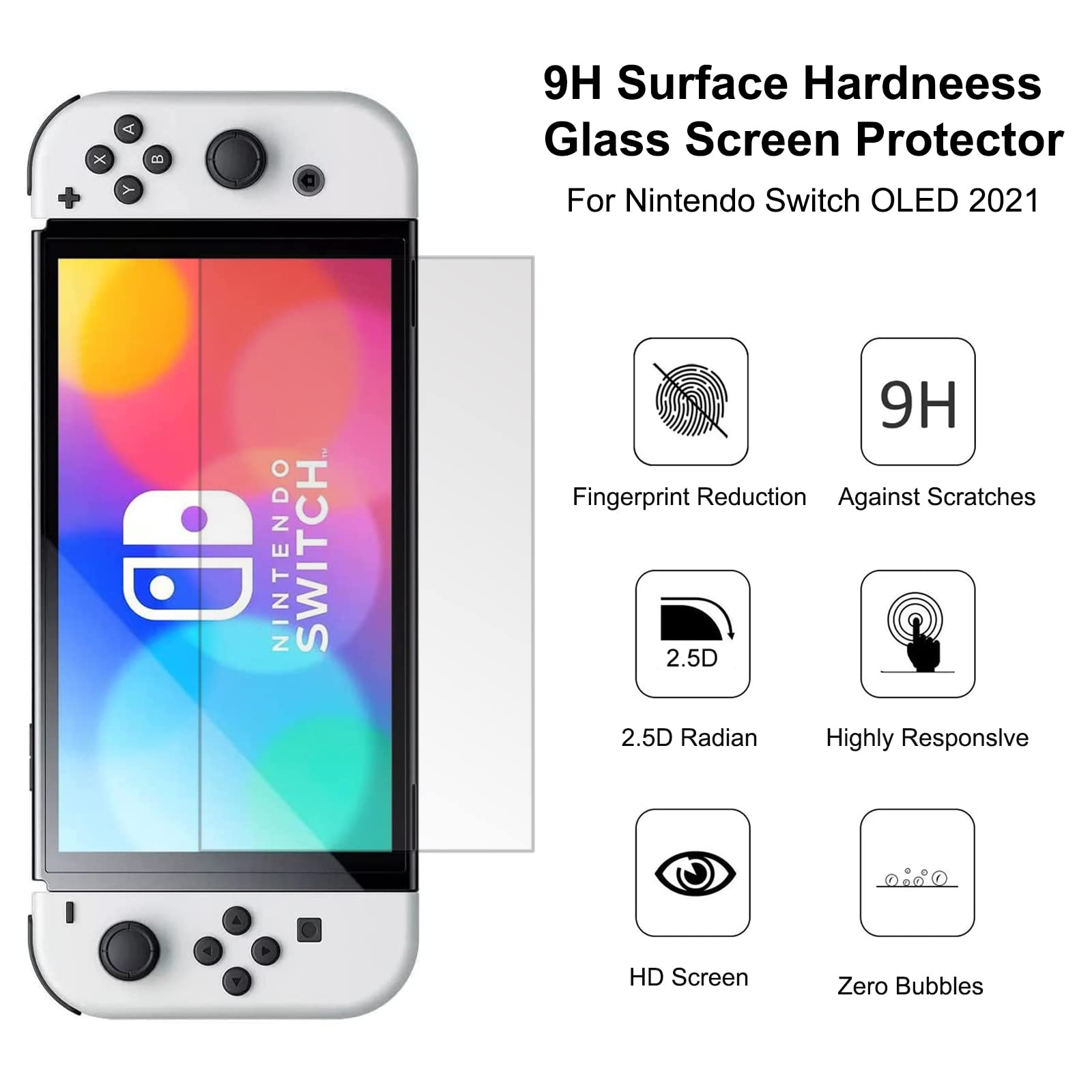 Tscope Cute Carrying Case for Nintendo Switch OLED Model 2021 for Girls, Pink Sakura Portable Travel Bag Shockproof Shell Protective Hard Cover, with 10 Game Card Slots