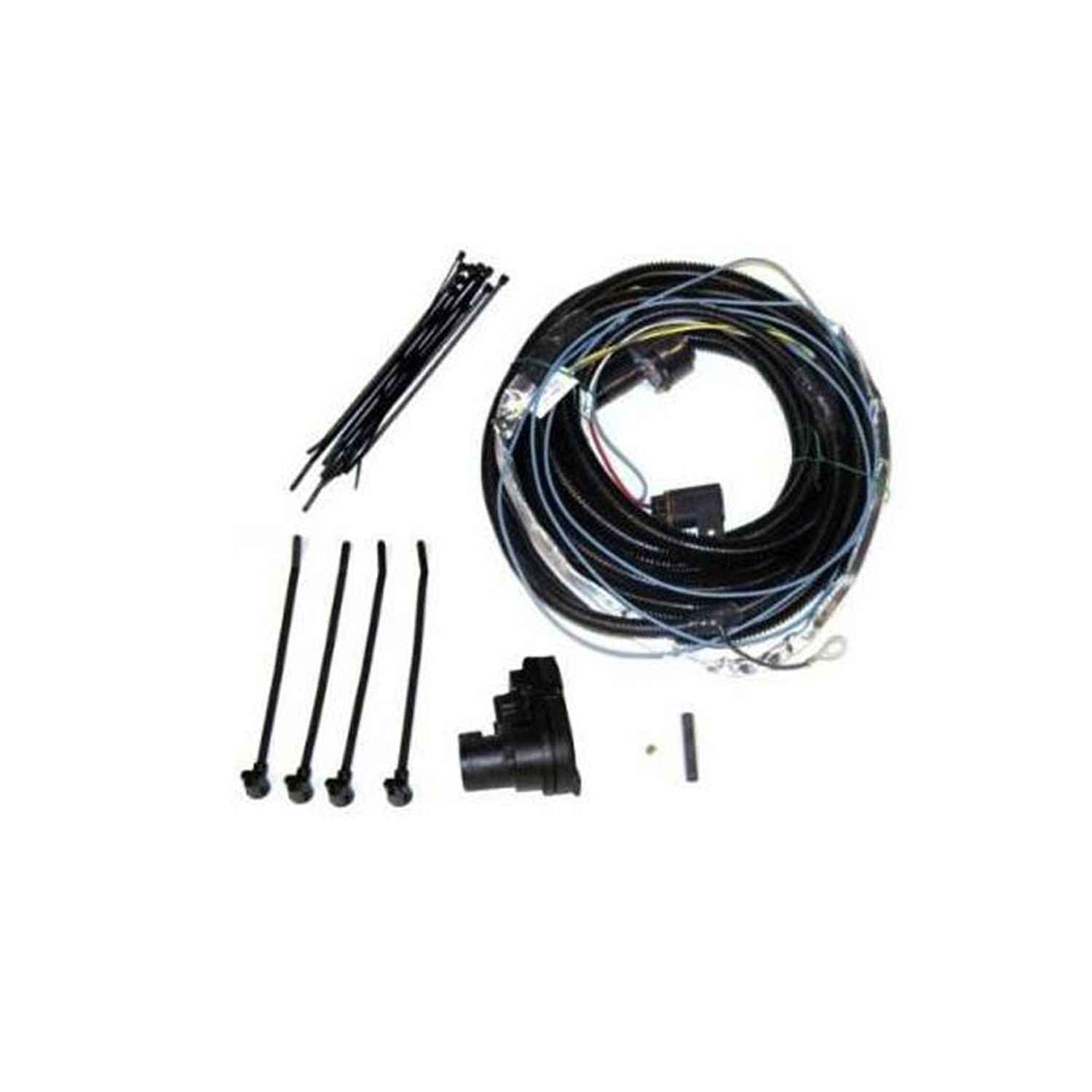 Mopar 82213938AF Trailer Tow Wiring Harness Trailer Tow Wiring Harness, includes seven-way and four-way trailer connectors and lamp module using inputs from brake lamp and turn signal lamp