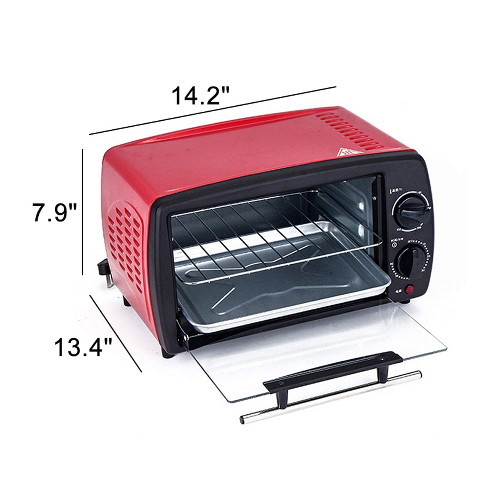 Microwave Oven in Silver Tact Built in Electric Single Oven Stainless Steel Premium Convection Halogen Oven Cooker Ideal for Roasting,Baking