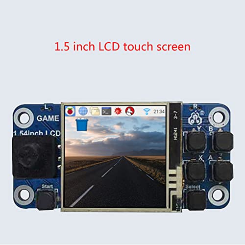 Yuisle 1.54in LCD Display Screen Board 240X240Pixels Console Expansion Module for 4B/3B+/3B/Zero2W Mini Game Console Expansion Module
