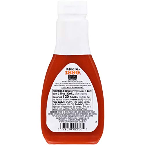 Milani 1890 French Dressing, 8 Fl Oz (Pack of 6)