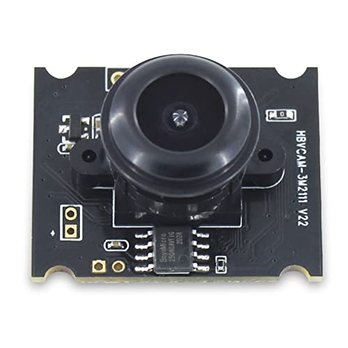 Yuisle OV3660 Camera Module Board 1080P 3MP 64/110 Degree Adjustable Manual-Focus MJPG/YUY2 for Face Recognition Projects